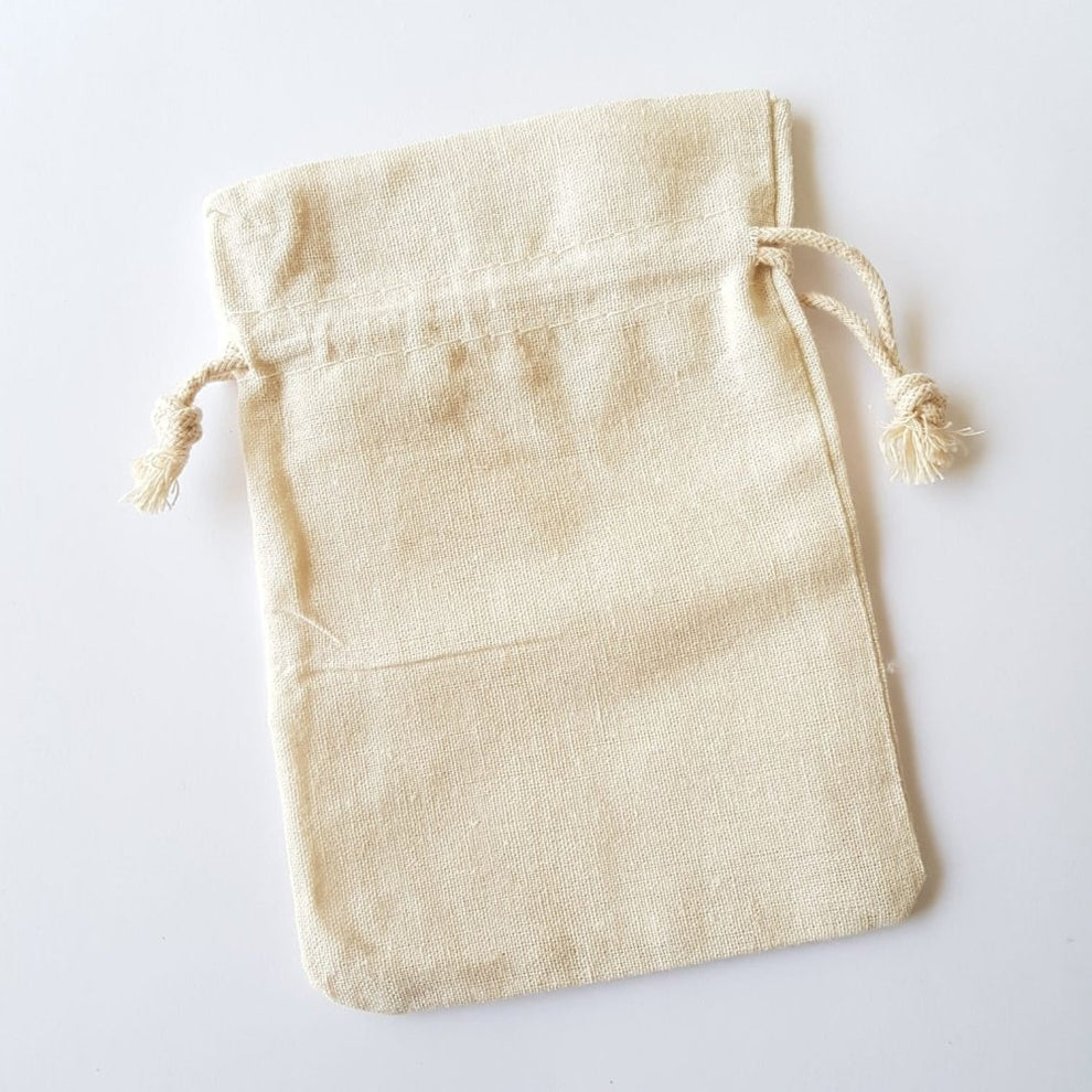 Cotton Drawstring Bags | Hey Beadly