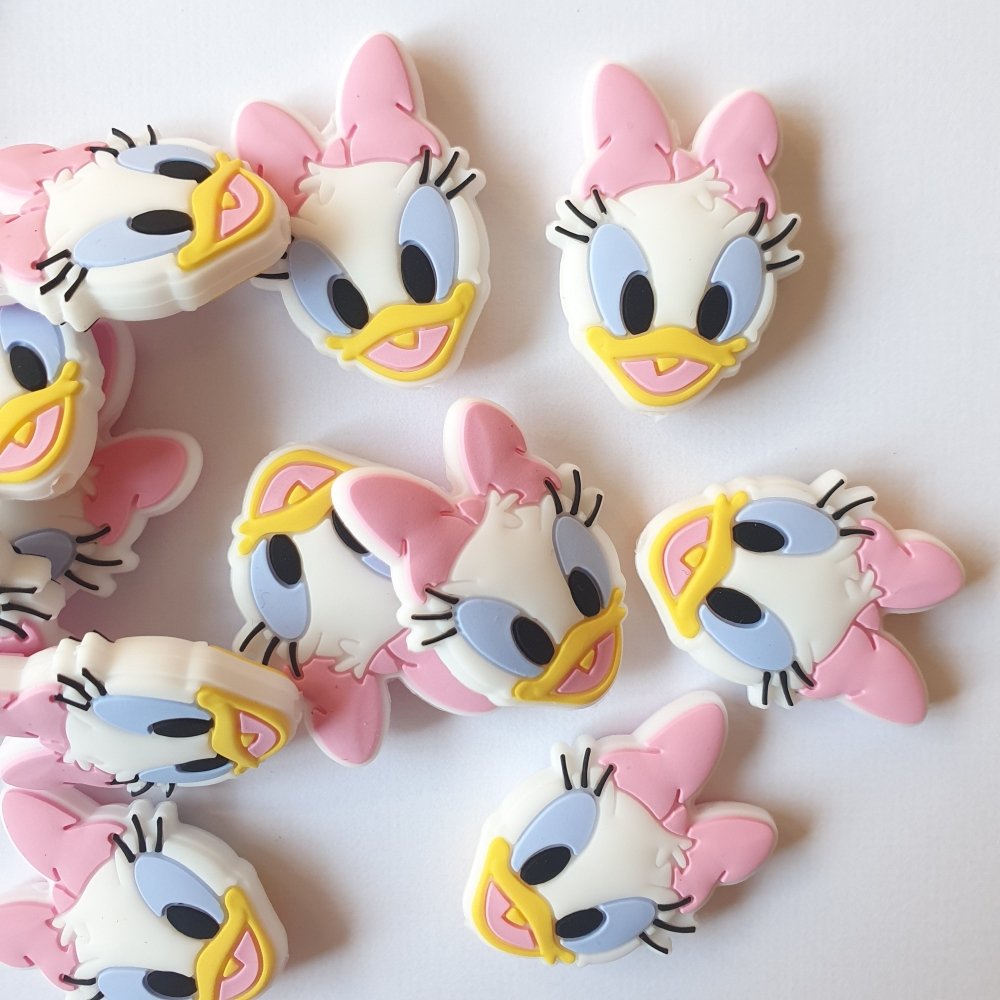 Daisy Duck Silicone Beads | Hey Beadly