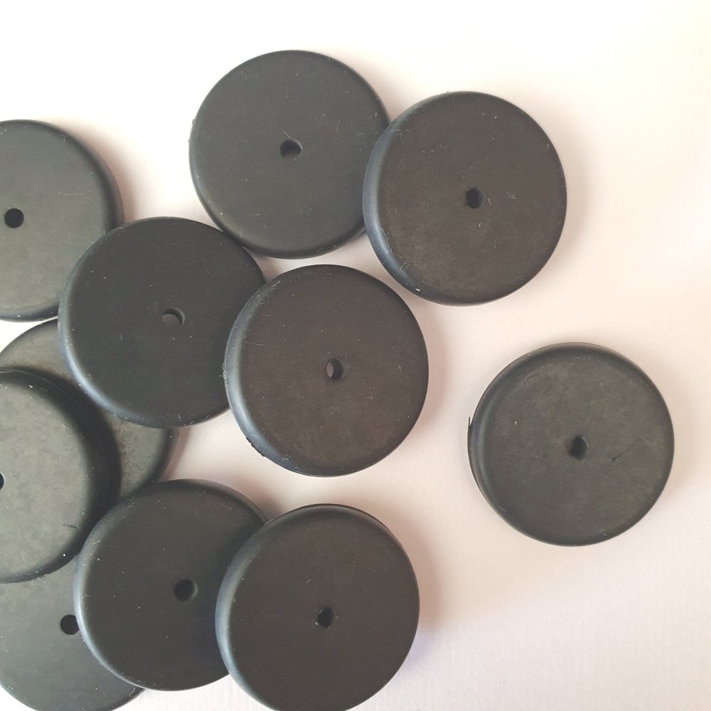 Silicone Coin Beads | Hey Beadly